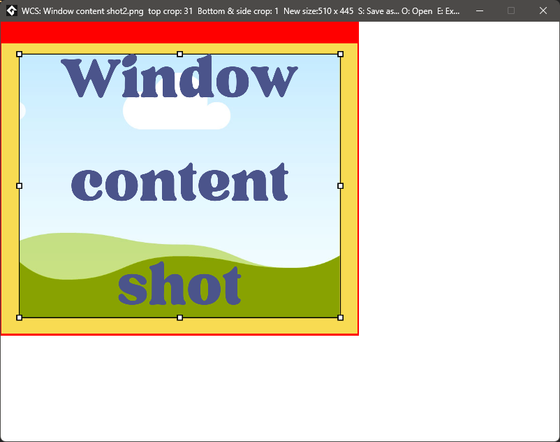 Window content shot by rogonow