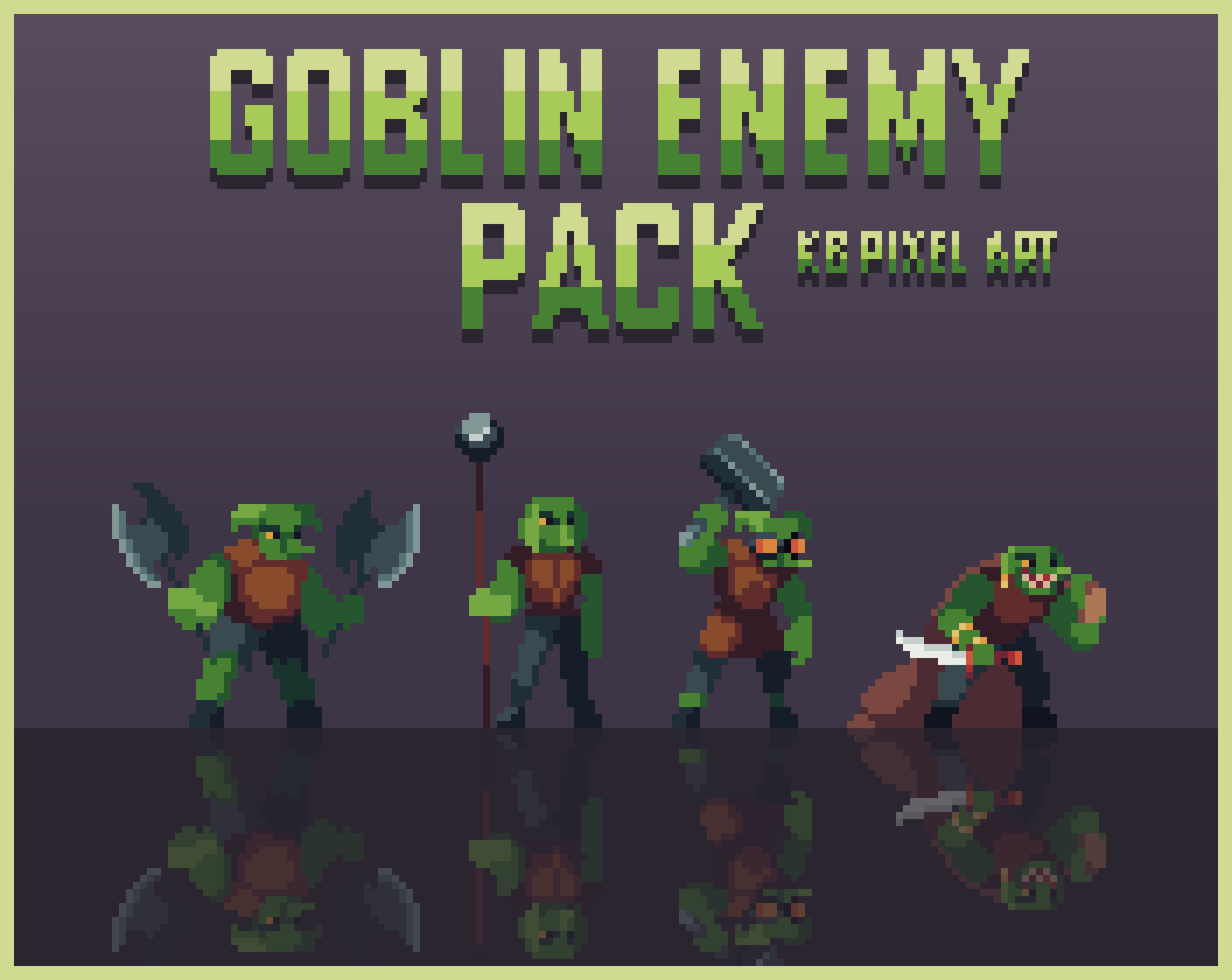 Goblin Enemy Pack by KBPixelArt