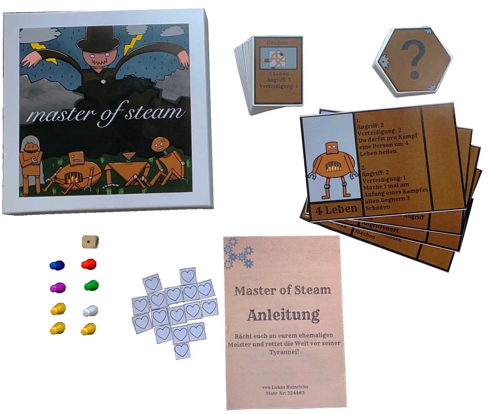 Master of Steam (Board Game Instructions) by Whamler