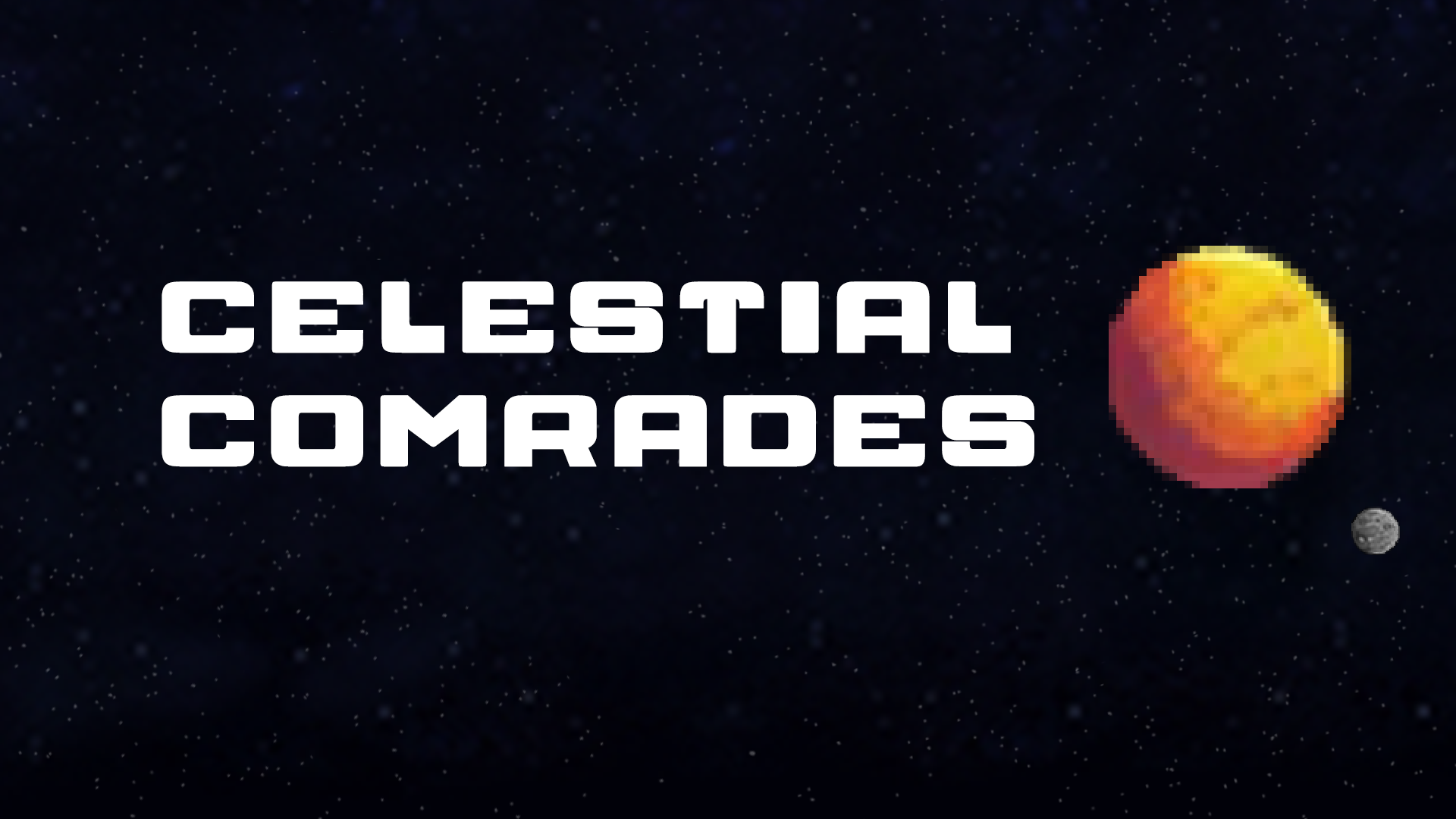 Rate Celestial Comrades by Scott Foster for TheGDG Game Jam 2.0 - itch.io