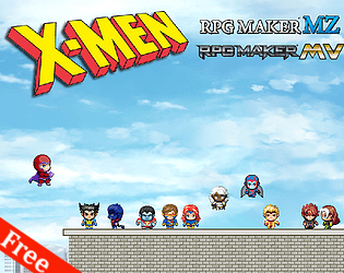 Marvel X-Men Character Sprites & SV Battlers (RPG Maker) by GalacticGod