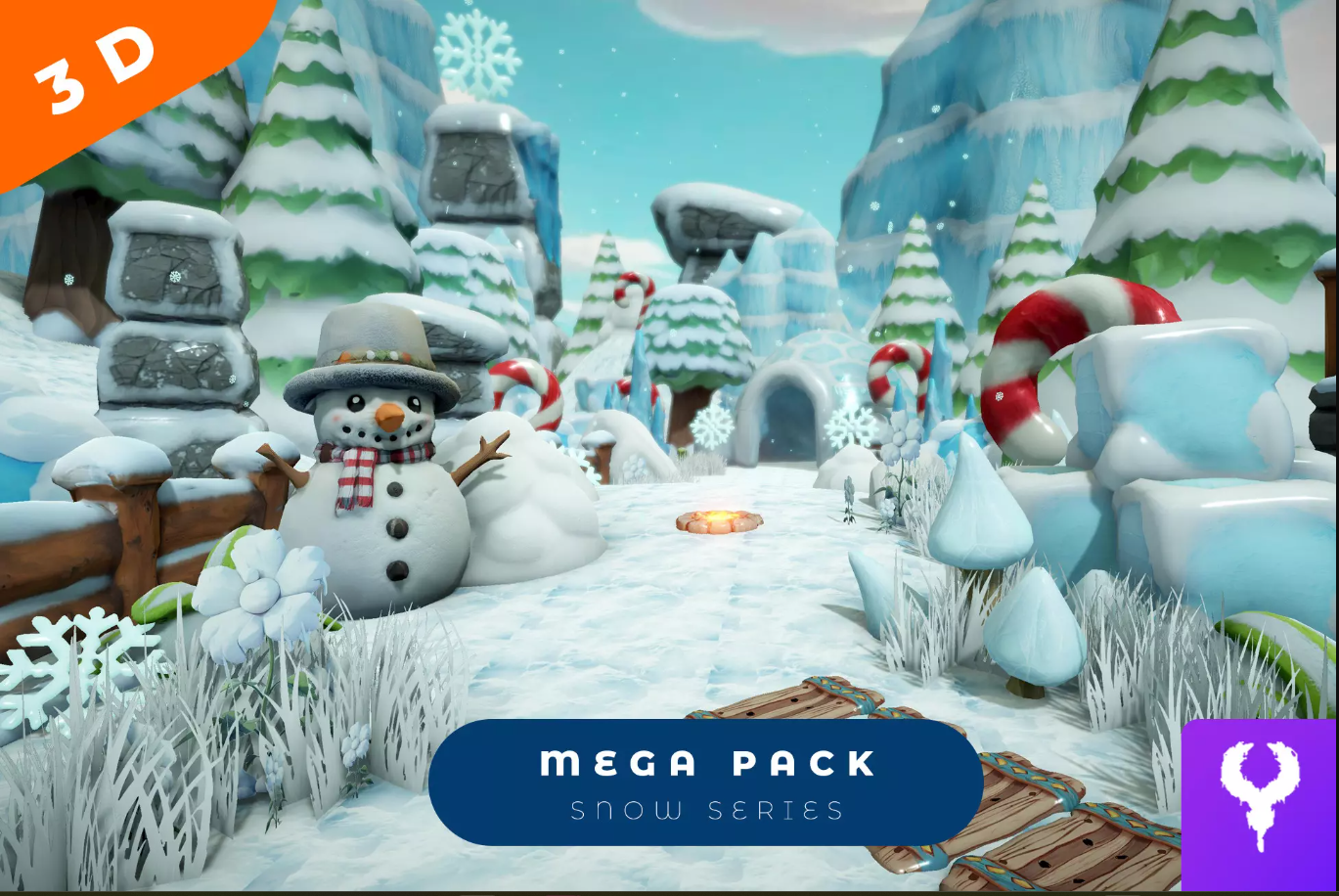 Cartoon Snow Mega Pack by golemkin