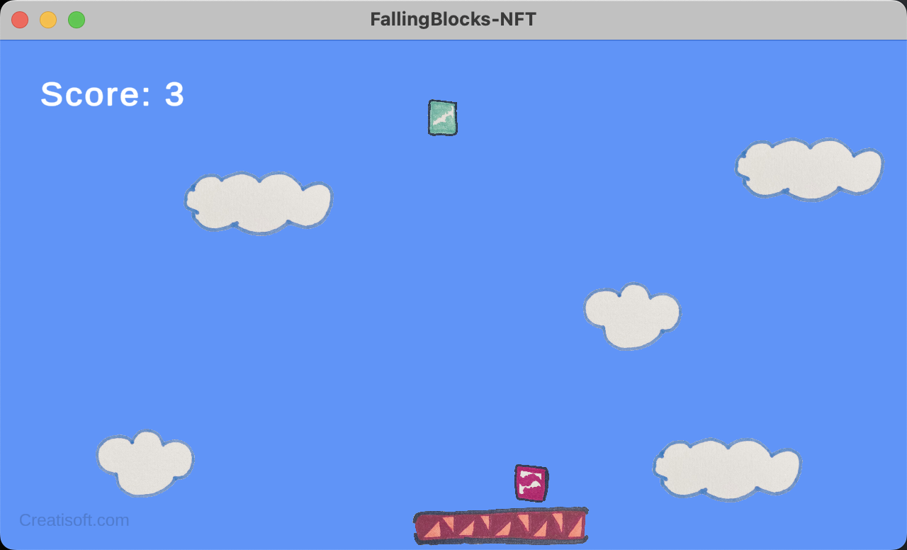 Falling Blocks NFT [re:Build] by Creatisoft
