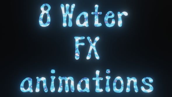 8 Game ready water effects FX by Hyper-Cryptical
