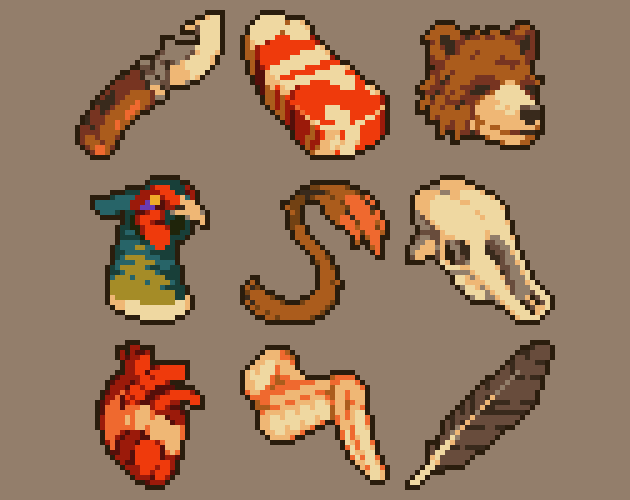 100 Pixel Art Resource icons #5 by MedievalMore