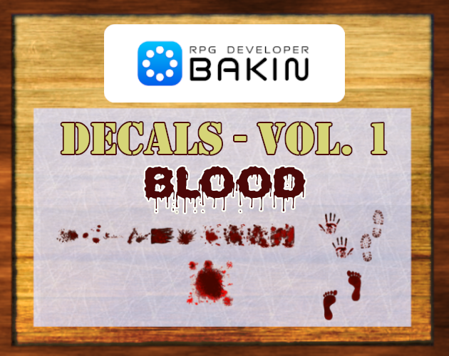 Decals Pack Vol. 1 - Blood (BAKIN ASSETS) by CompanionWulf