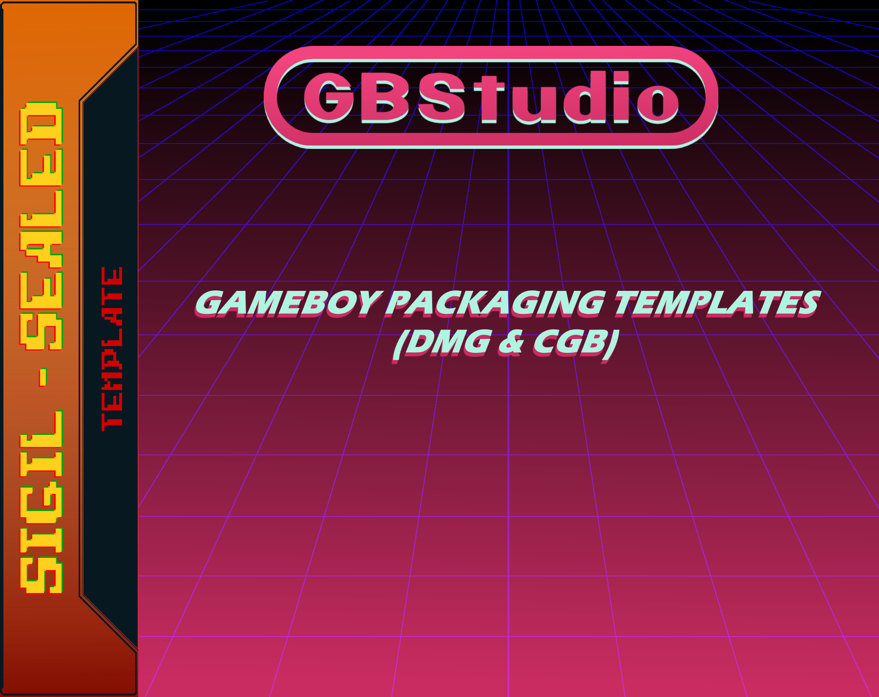 GB Studio Game Packaging Templates by Sigil-Sealed