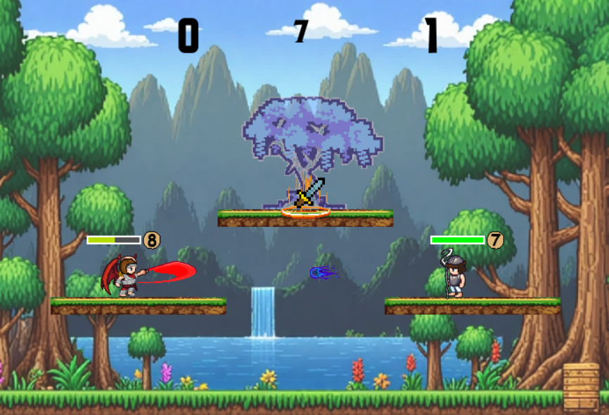 Knight Vs Demon by Bryan