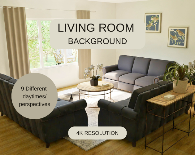 Living Room Backround - 4K by Thatnewdevgirl