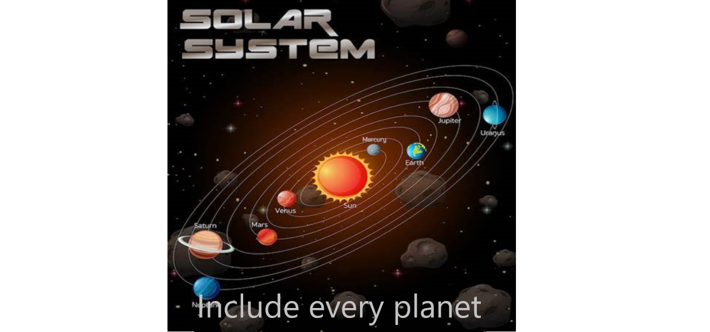 realastic solar system by Lightning