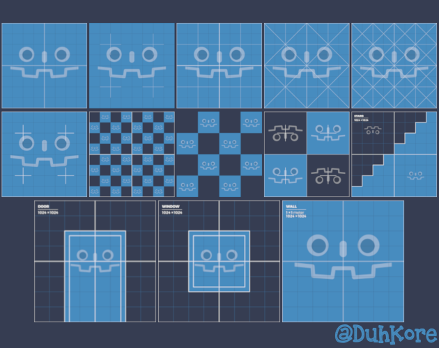 Godot Themed Prototype Textures by DuhKore