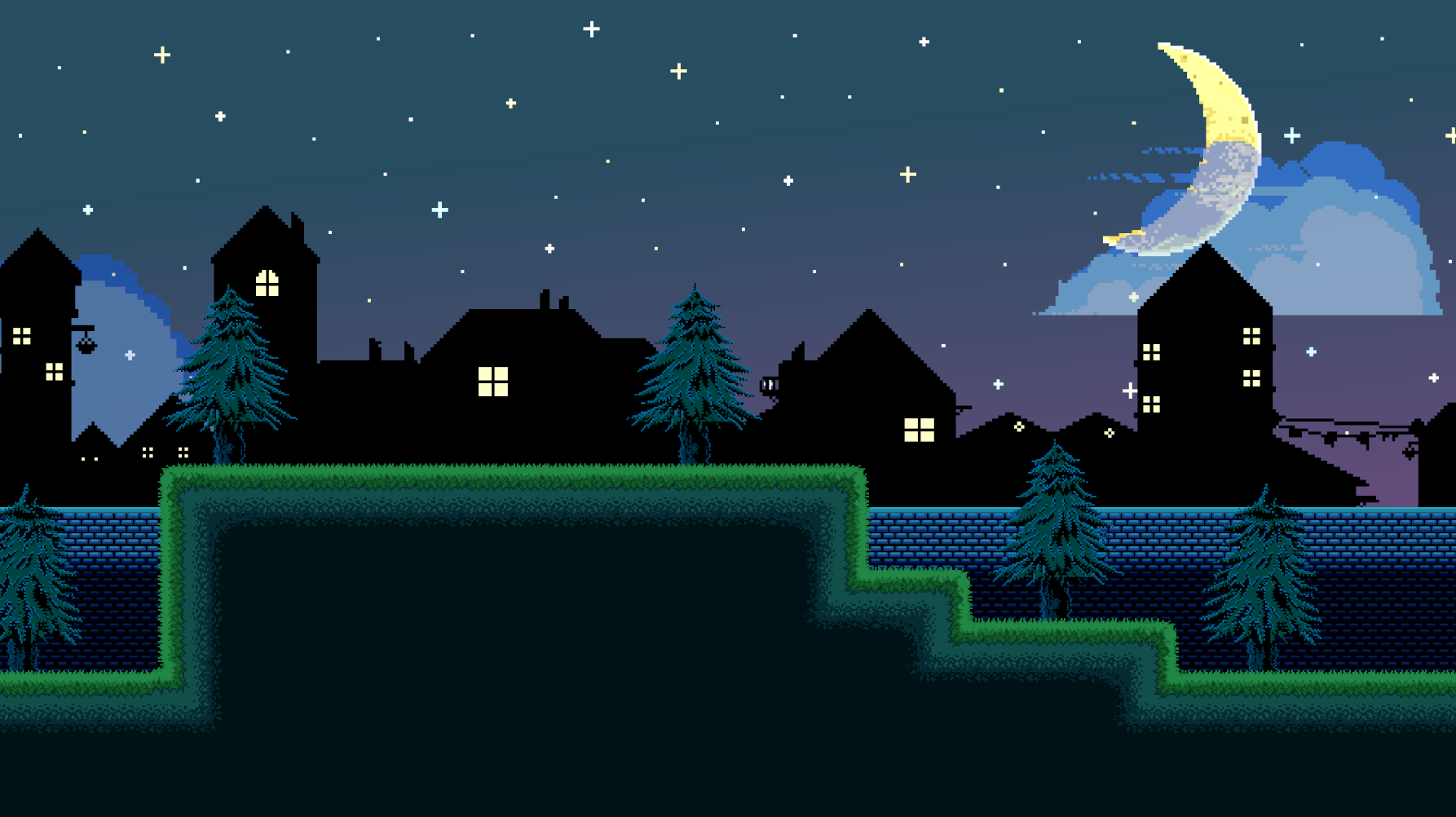 Crescent Moon Village Sprite Set by Red Wave