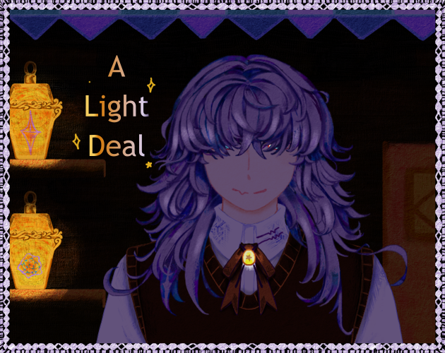 A Light Deal by Fluffy Plant for O2A2 2024 - Visual Novel Jam - itch.io