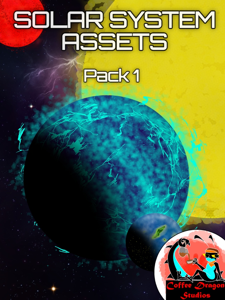 Solar System Battlemap Assets- Pack 1 by Coffee Dragon Studios