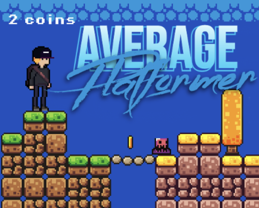 The menu is here! - Average Platformer by Ryancodes