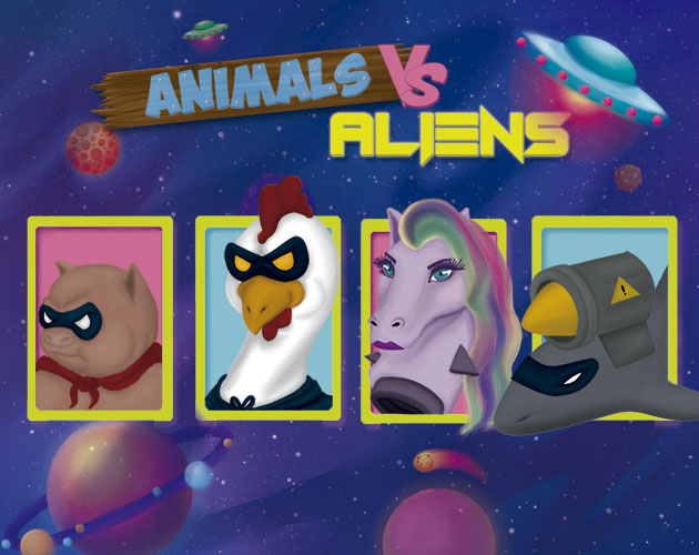 Animals Vs Aliens by ElilustraToxicos
