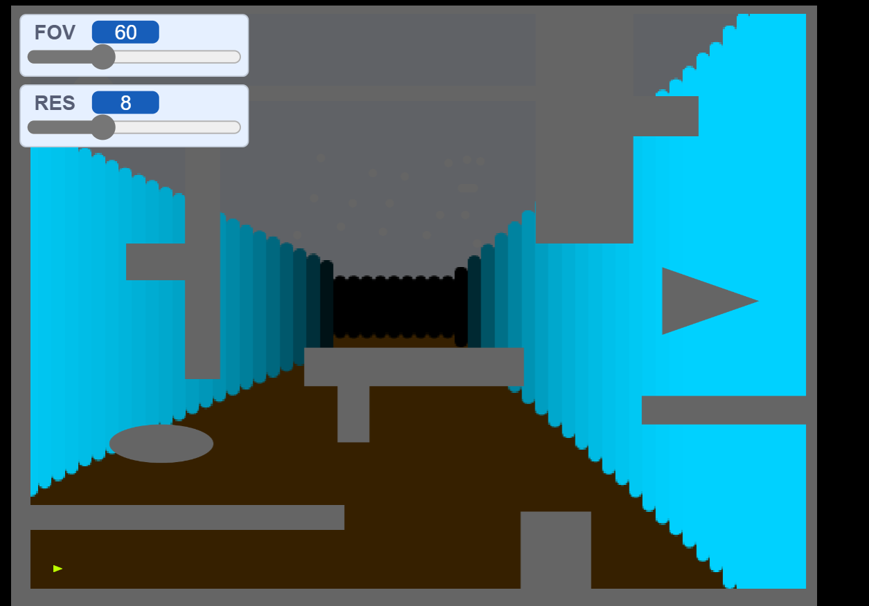 Basic Raycaster 2D by Danddhamp