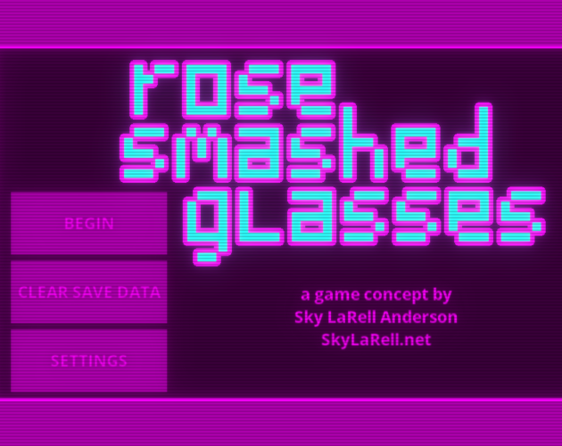 Rose Smashed Glasses by Sky LaRell Anderson