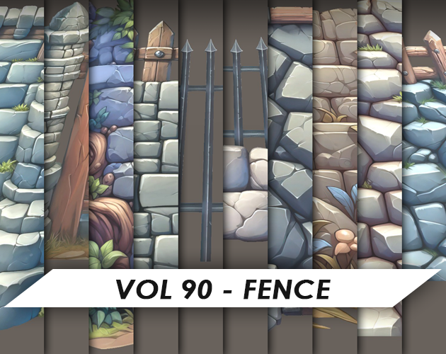Stylized Textures – Vol 90 – Fence by oleekconder