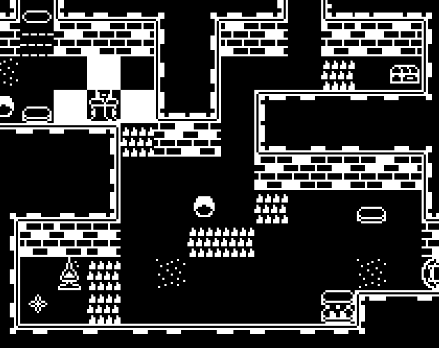 Black and white dungeon & sprites by Game Dev Alliance