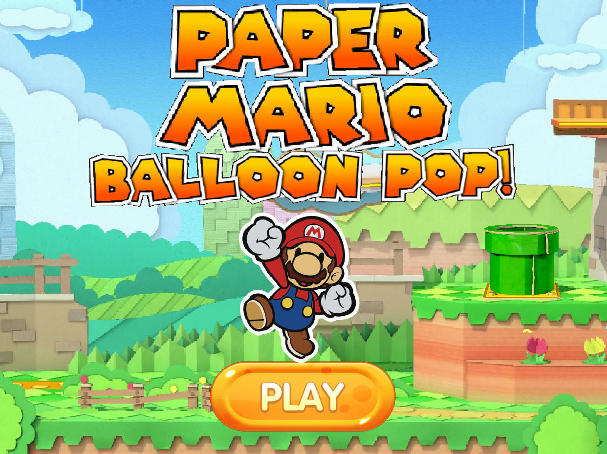 Paper Mario Balloon Pop by ethereal_cymatic
