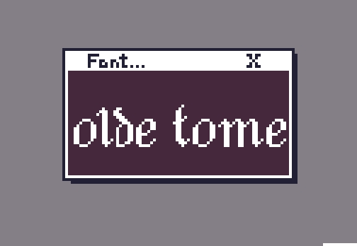 Major Update: extended Latin letters (lowercase) - Pixel Font - Olde ...