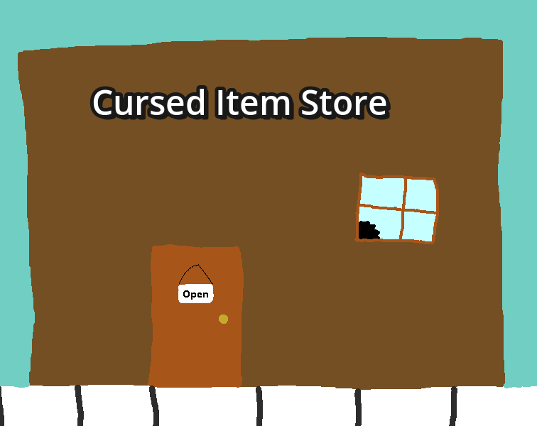 Cursed Item Store by HornedBird