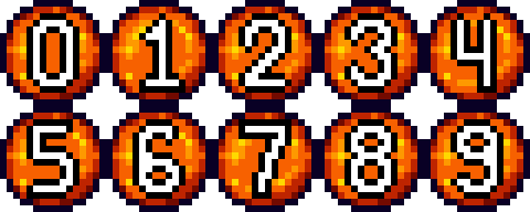 Pixel Art Card Stats Orbs by dustdfg