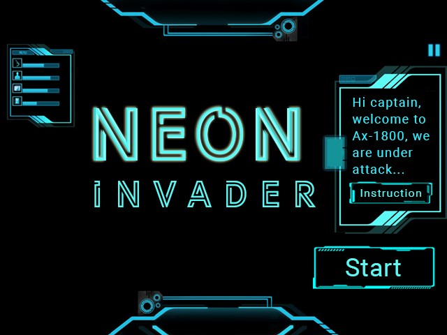 Neon Invader by Jax1808