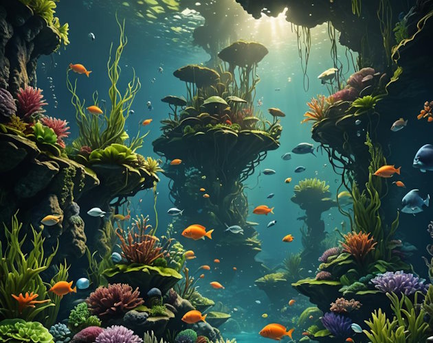 Secret Aquatic Society by Wang Leng