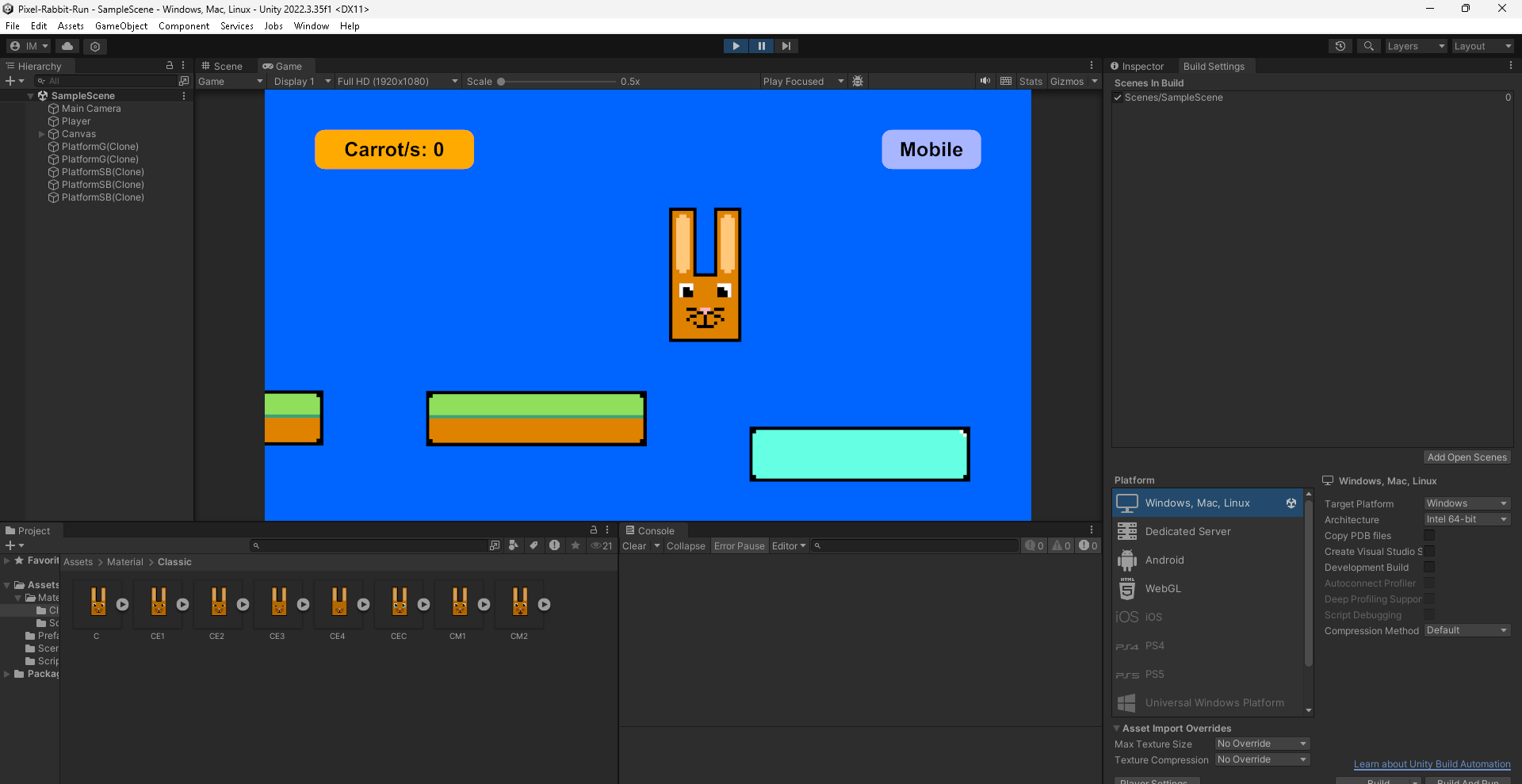 Pixel Rabbit Run *2* - itch.io