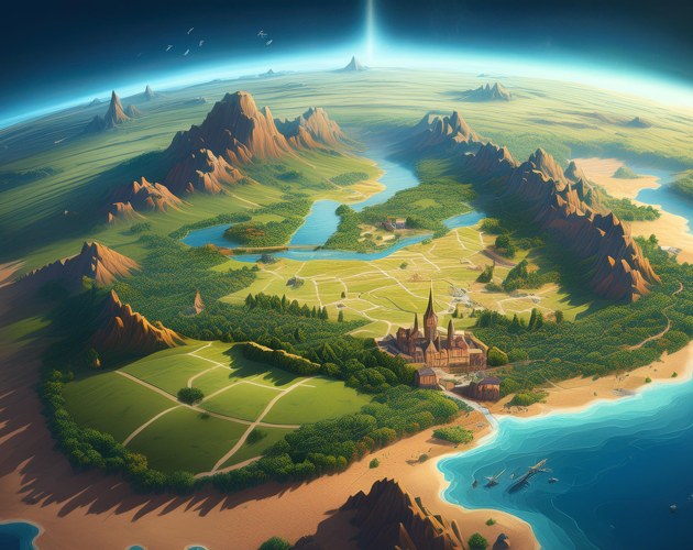 The Continent of Ethia by titiczar