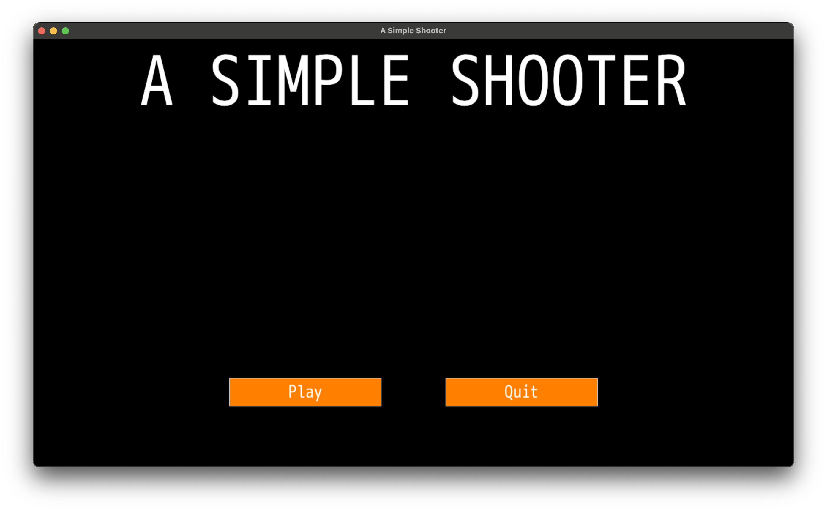 A Simple Shooter by TheCire