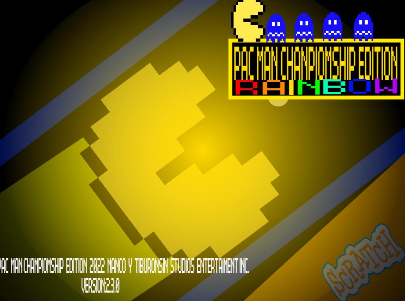 Pac Man Rainbow by Tiburonsin Studios