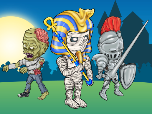 2D Character Pack - 10 Characters by DC Assets UY