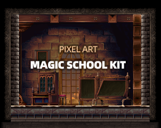 Pixel Art Magic School Kit by Peter.Zhang
