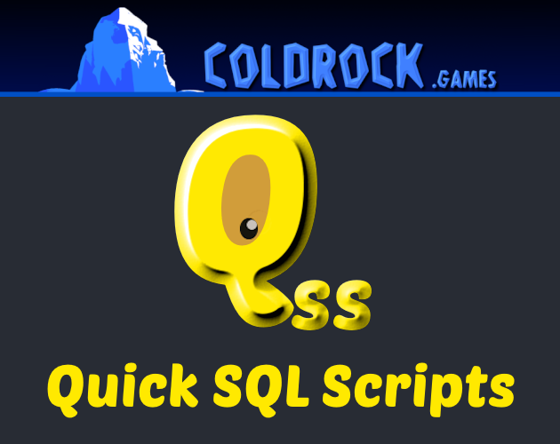 qss - Quick Sql Scripts by Grisgram