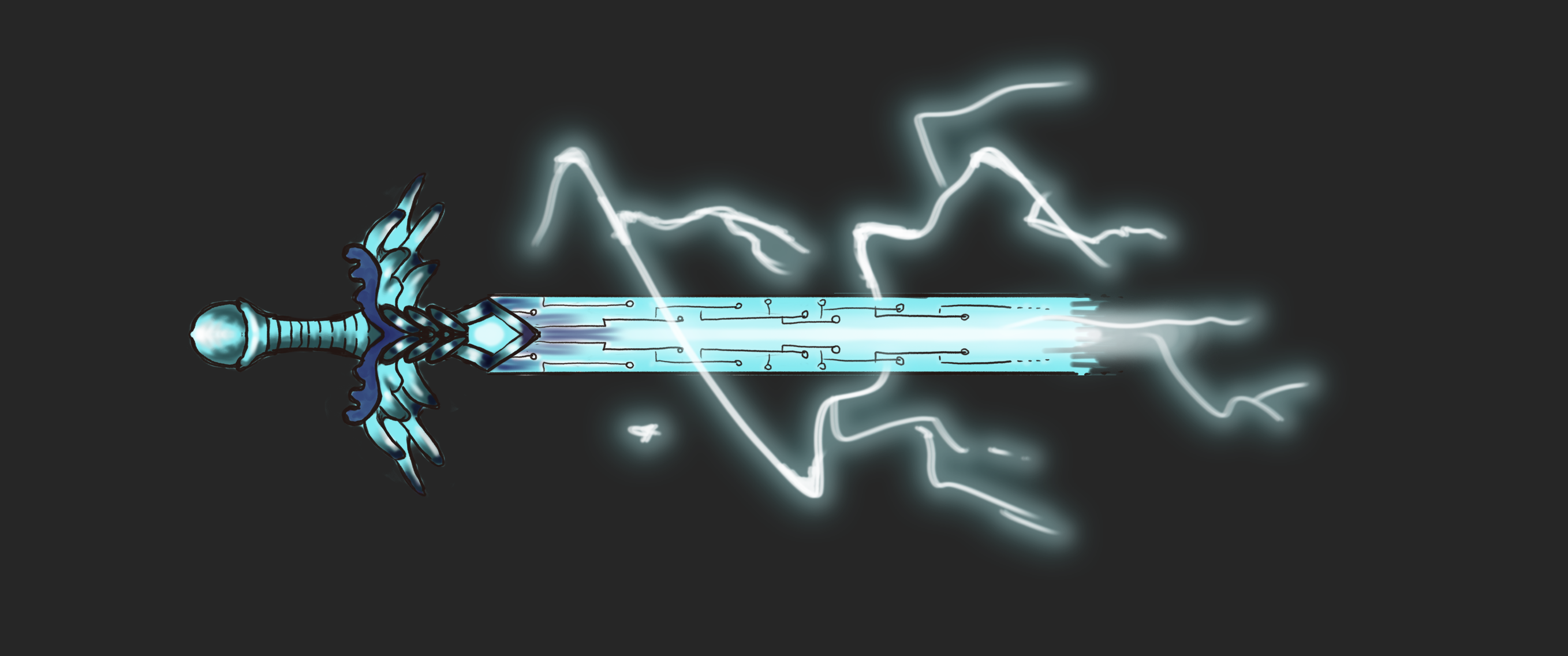 Concept Drawing The Electric Knight World by M4riel