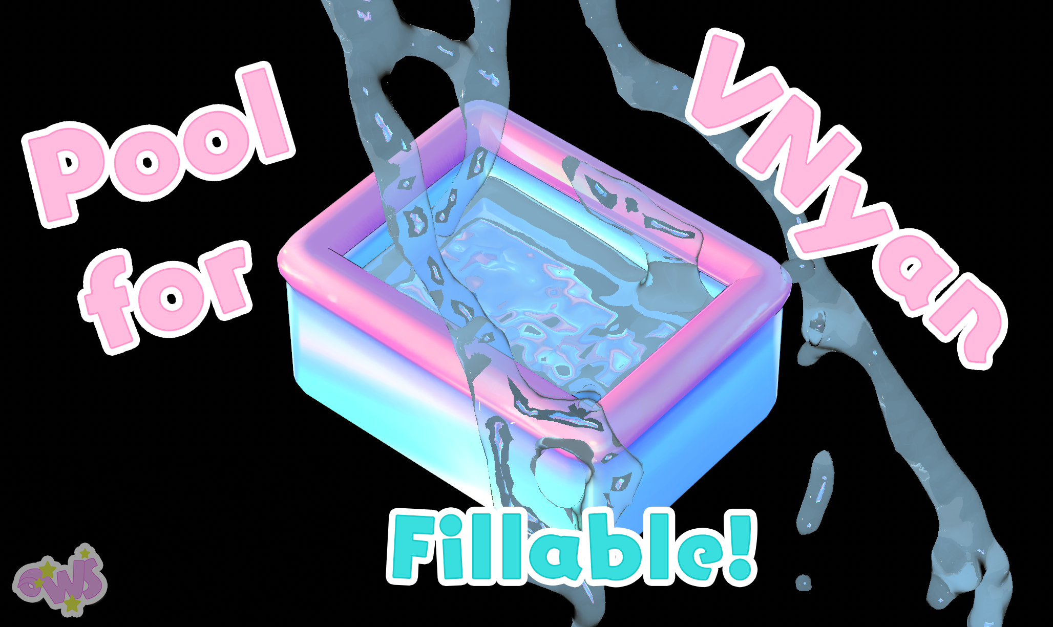 Pool prop for VNyan by WoollyStar