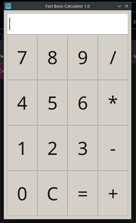 Fast Basic Calculator by Jonathan Steadman