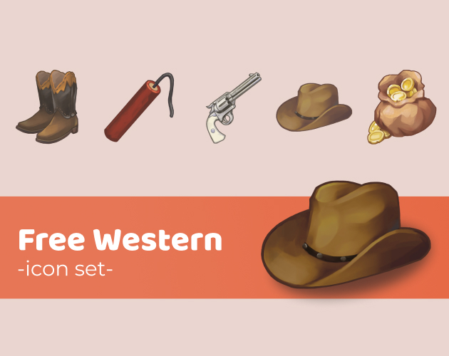 Free Western - Icon set by ludicarts