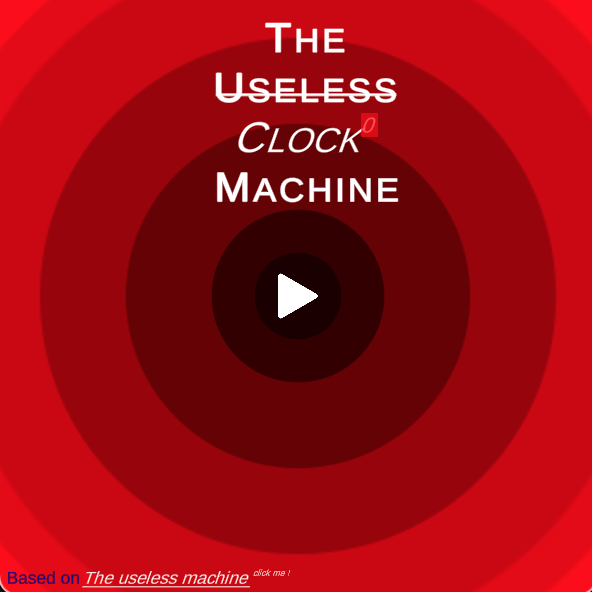 The Useless Clock Machine by Xavier Arpa