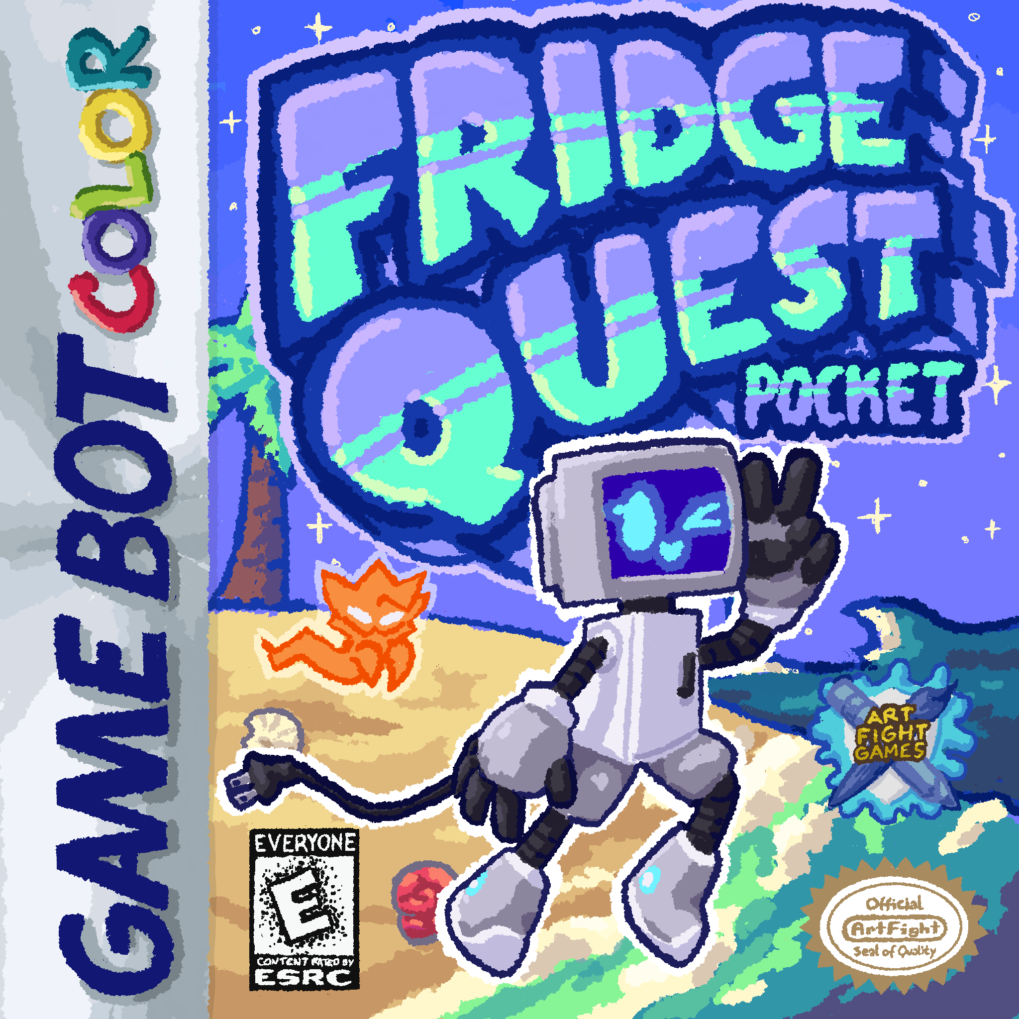 Fridge Quest Pocket by Robophobia