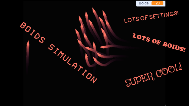 A Boids Simulation by TheAttDeDe