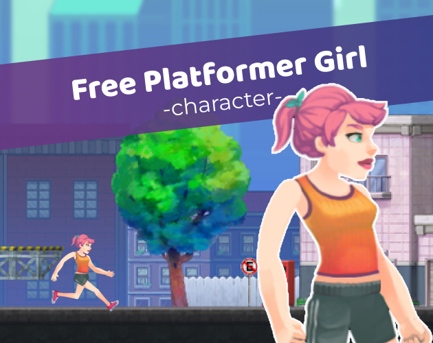 Free Platformer Girl Character! - Free Platformer Girl - Character by ...