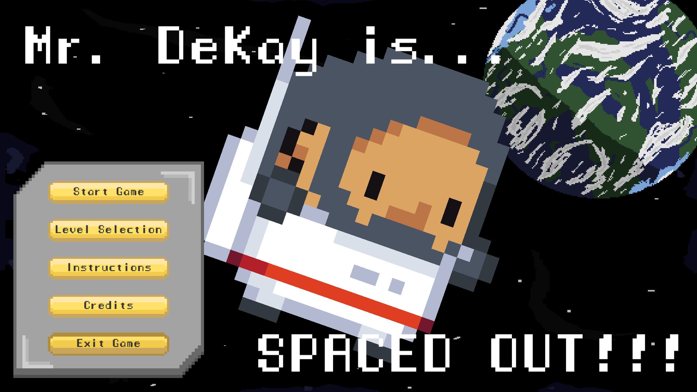 SPACED OUT! (2D Platformer) by mrDEKAY