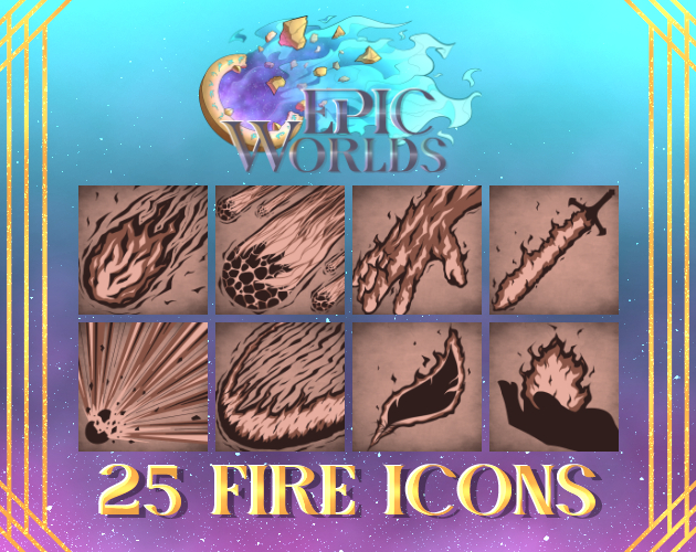 Epic Worlds - Icons #1 by Droye