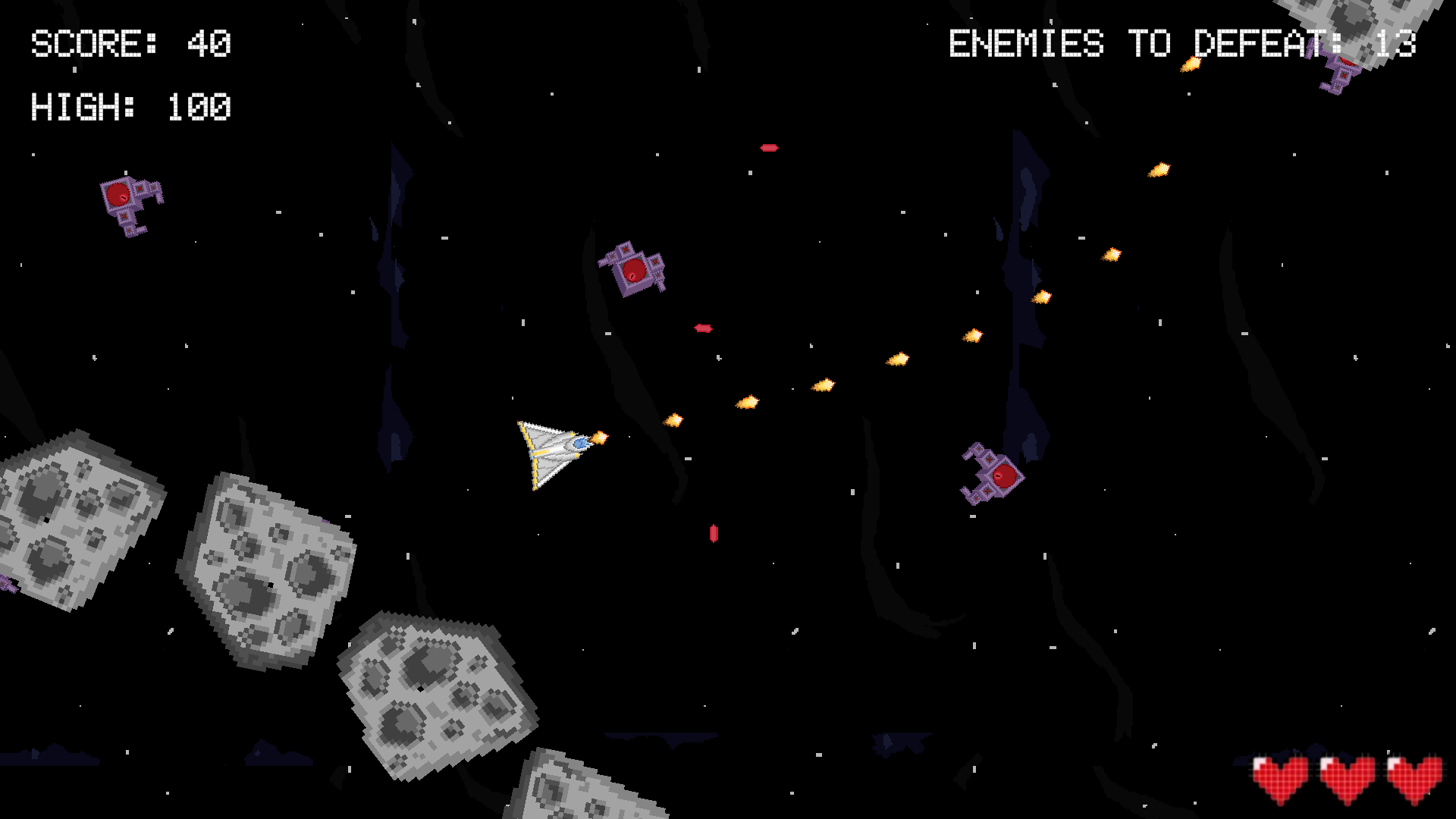 Astro Raider - 2D shooter by ellestry