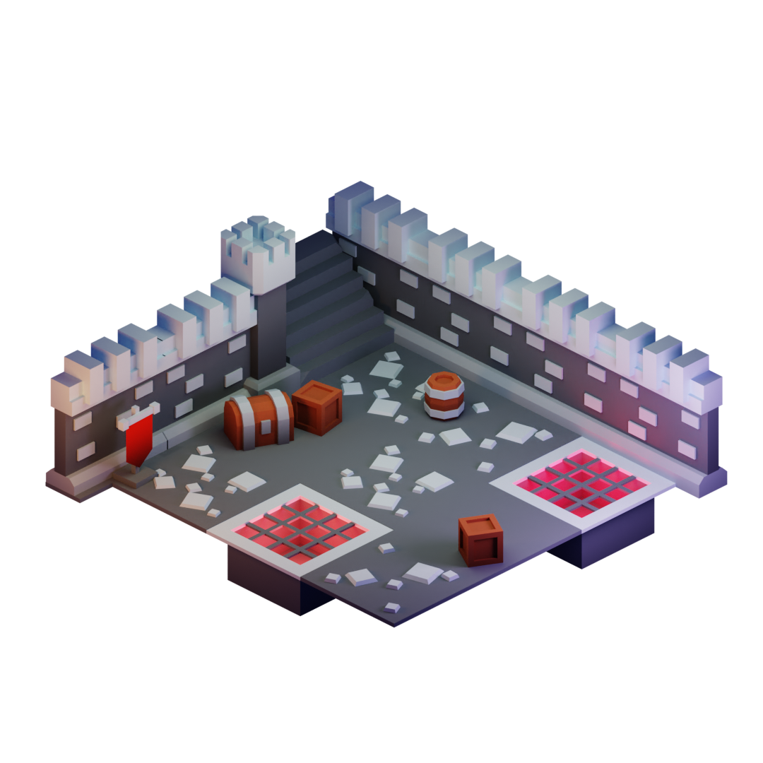 Lowpoly Dungeon Pack (FREE) by Ethan