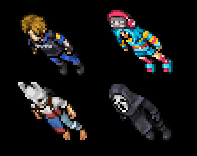 Dead By Daylight Sprites [cavalier perspective 45º] by brendonnogard